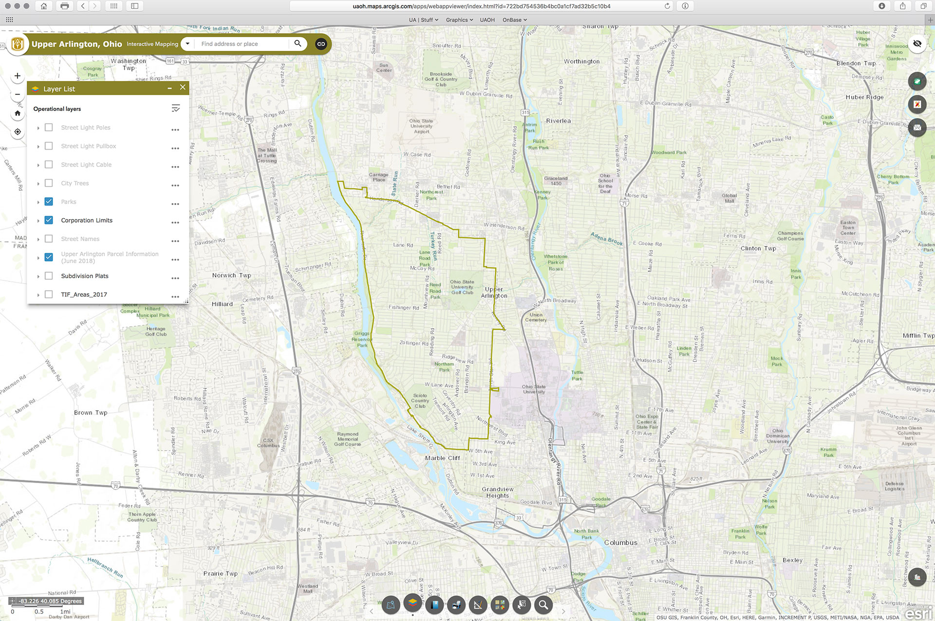 GIS Maps – City of Upper Arlington GIS Maps – City of Upper Arlington